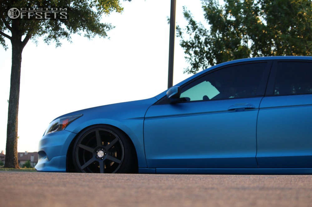2010 Honda Accord with 19x9.5 40 Stance SC-5ive and 215/35R19 Briway ...
