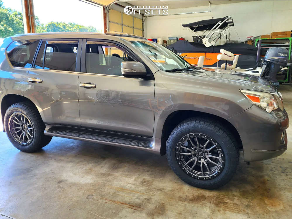 2010 Lexus GX460 with 20x9 1 Fuel Rebel and 265/60R20 Toyo Tires Open ...