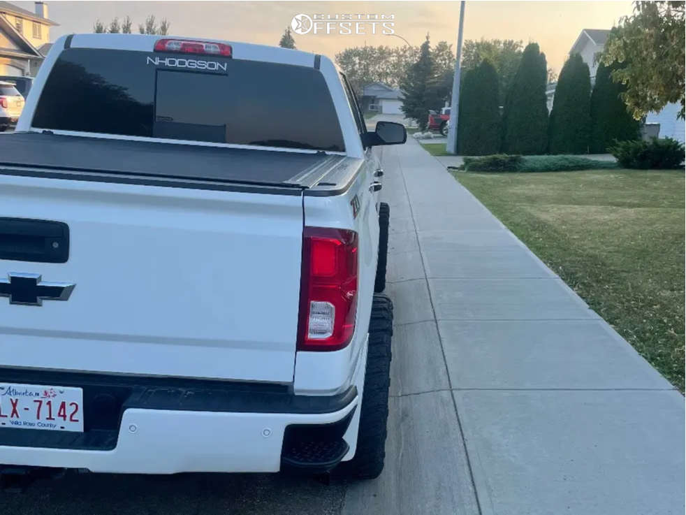 2018 Chevrolet Silverado 1500 with 22x12 -44 XF Offroad Xf-216 and 33/ ...