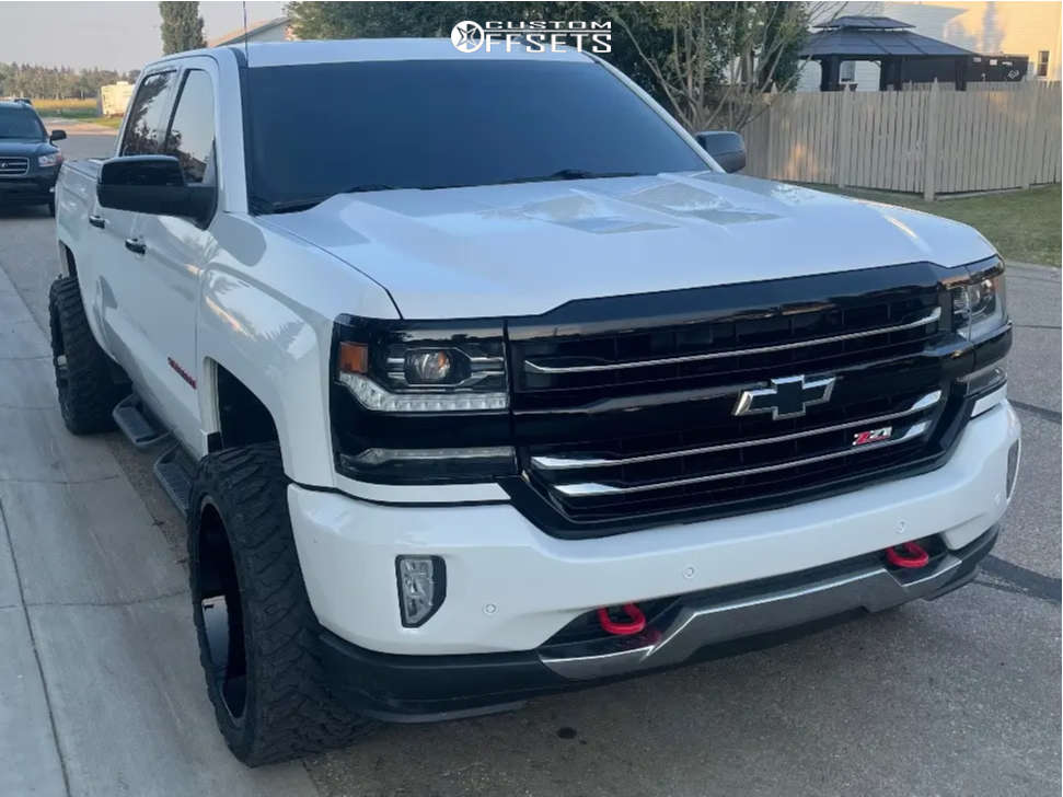 2018 Chevrolet Silverado 1500 with 22x12 -44 XF Offroad Xf-216 and 33/ ...