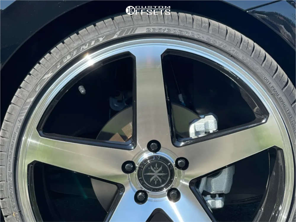 2022 Hyundai Elantra with 20x8.5 38 Karma Kustoms K4 and 235/30R20 Lexani Lx-twenty and Stock ...