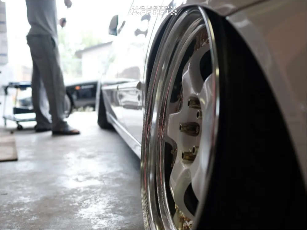 2002 Lexus IS300 with 18x9.5 29 Work Meister S1 3P and 215/35R18 Rovelo ...