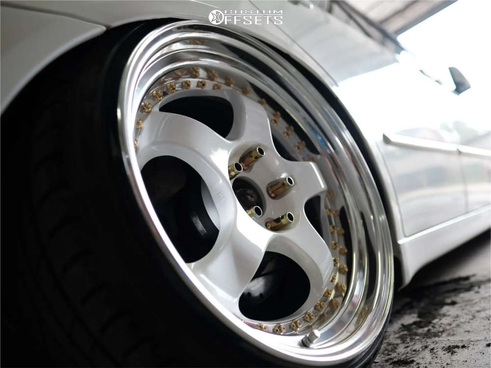 2002 Lexus IS300 with 18x9.5 29 Work Meister S1 3P and 215/35R18 Rovelo ...