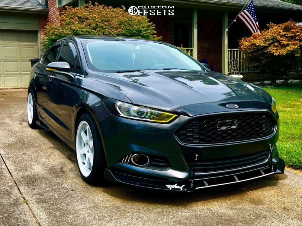 2016 Ford Fusion with 18x8.5 35 Vors Tr37 and 235/40R18 Vercelli Strada ...