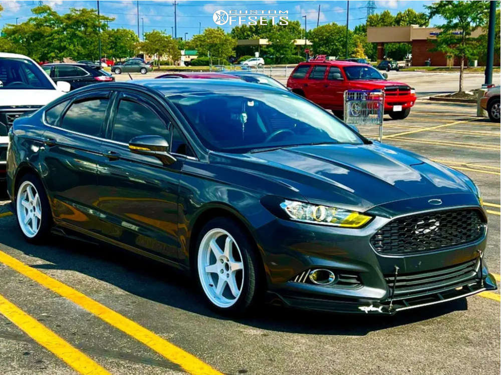 2016 Ford Fusion with 18x8.5 35 Vors Tr37 and 235/40R18 Vercelli Strada ...