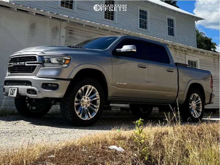 2022 Ram 1500 with 22x9 24 Oe Performance 205 and 285/55R22 Nitto Trail ...