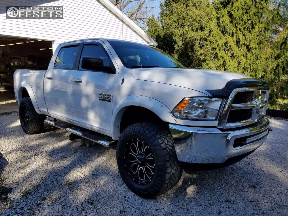 2016 Ram 2500 with 20x9 -12 Helo He879 and 35/11.5R20 Nitto Ridge ...