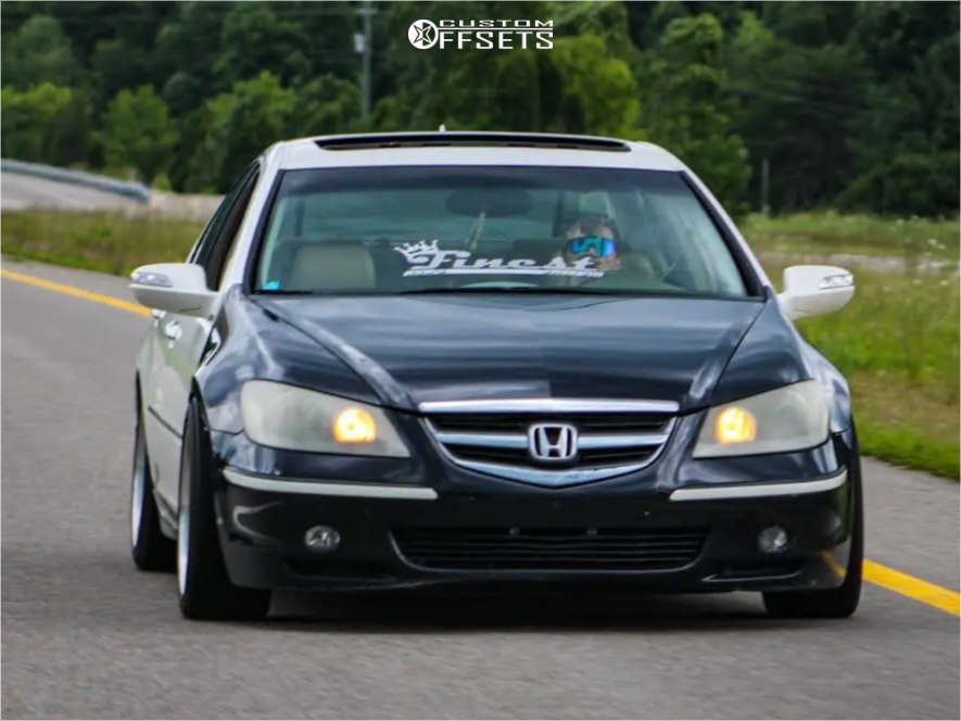 2005 Acura RL with 18x8.5 35 Aodhan Ds08 and 245/35R18 Falken Azenis ...