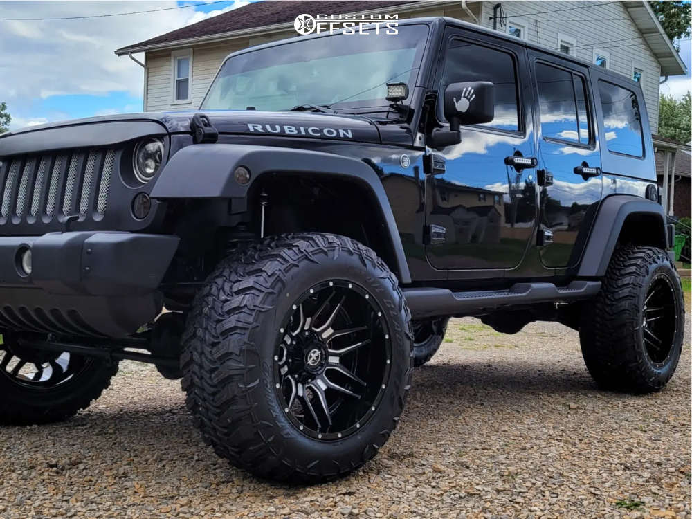 2014 Jeep Wrangler with 20x12 -44 XF Offroad XF-222 and 35/13.5R20 ...