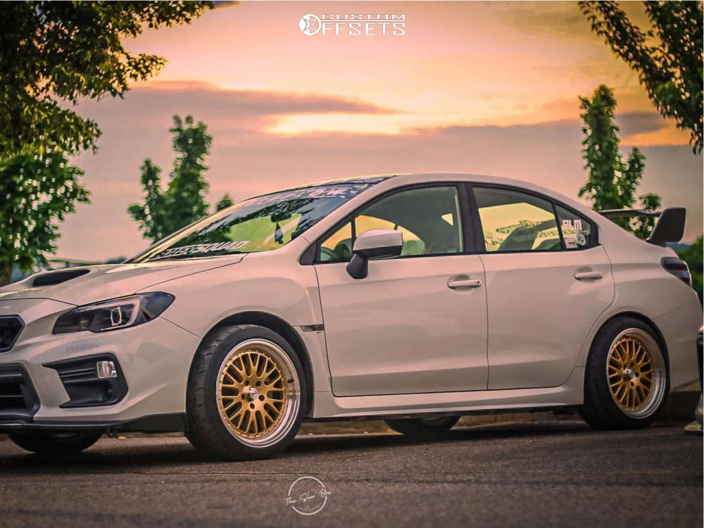 2021 Subaru WRX with 18x9.5 20 Circuit Performance Cp21 and 255/35R18 ...