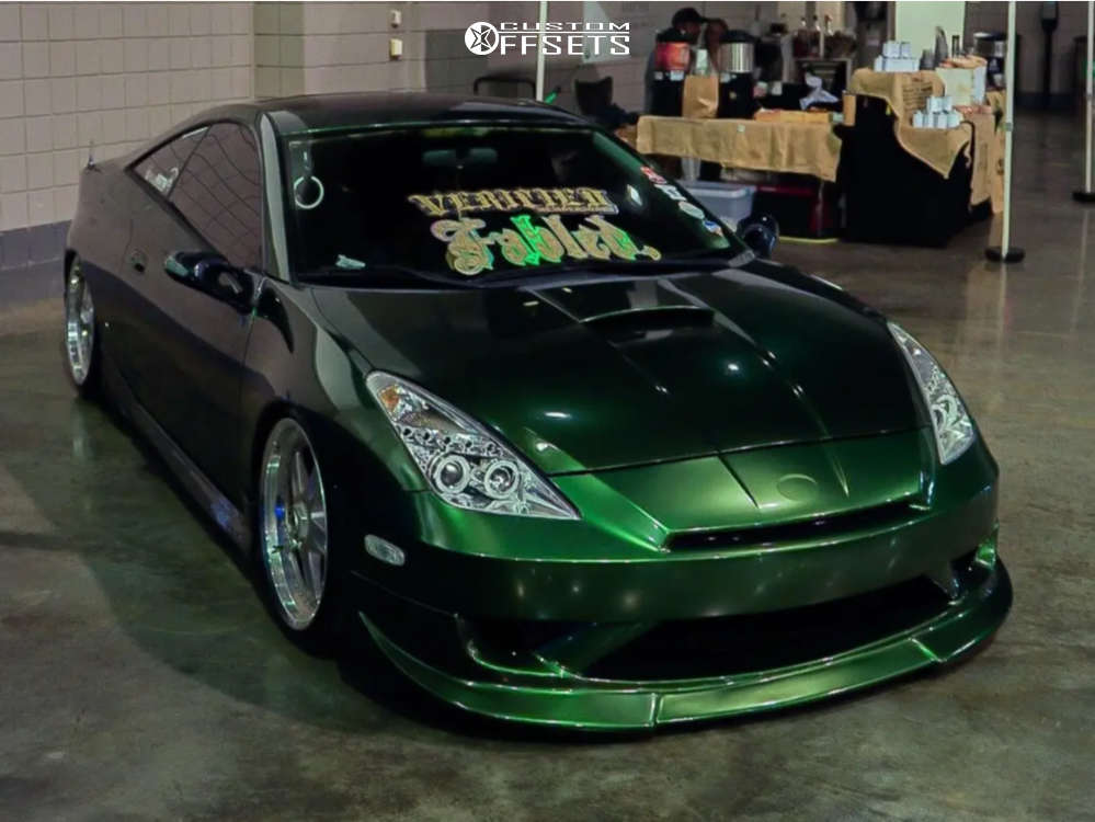 2004 Toyota Celica with 18x8.5 30 Volk Cv Pro and 215/35R18 Fullway ...