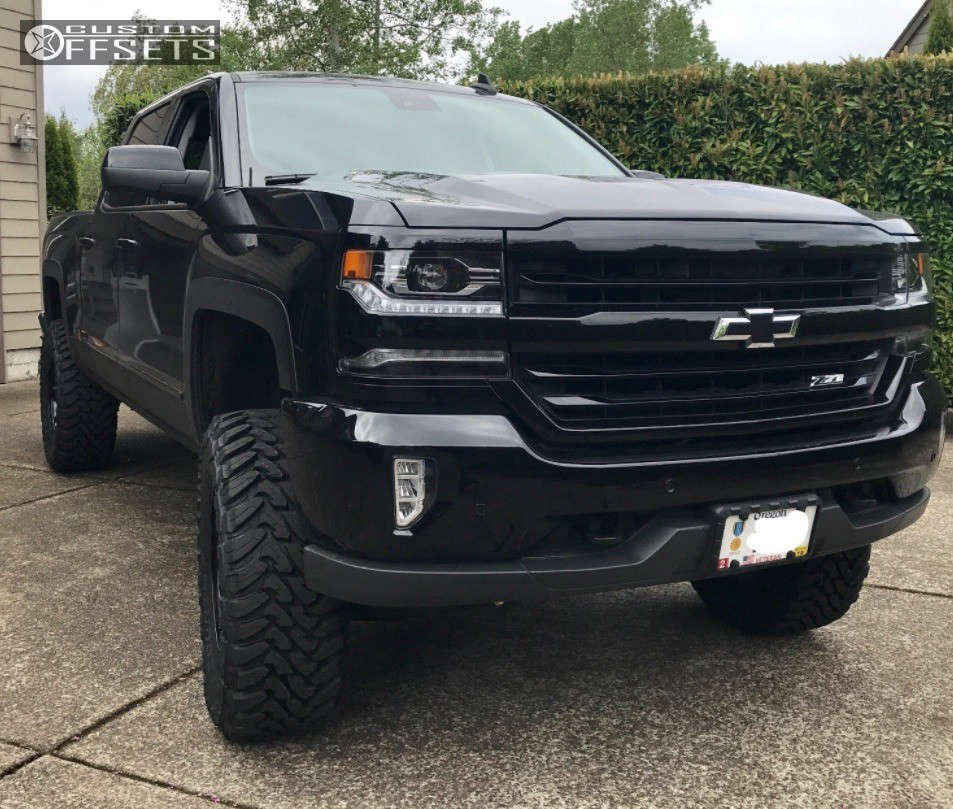 2016 Chevrolet Silverado 1500 with 20x9 1 Fuel Wildcat and 35/12.5R20 ...