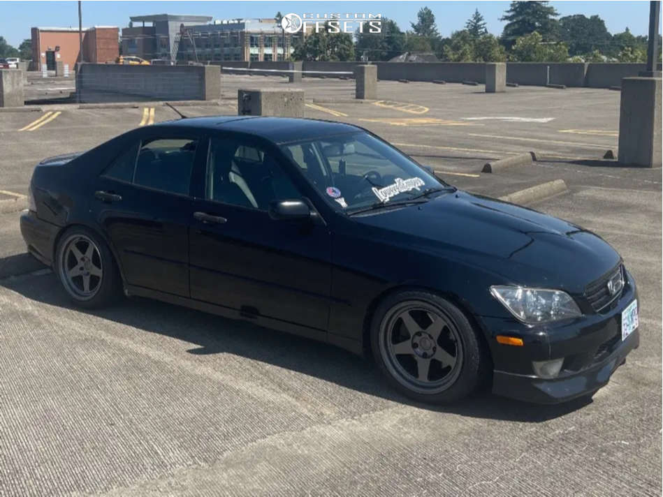 2005 Lexus IS300 with 17x9 20 Kansei Knp and 225/45R17 Milestar Ms932 ...