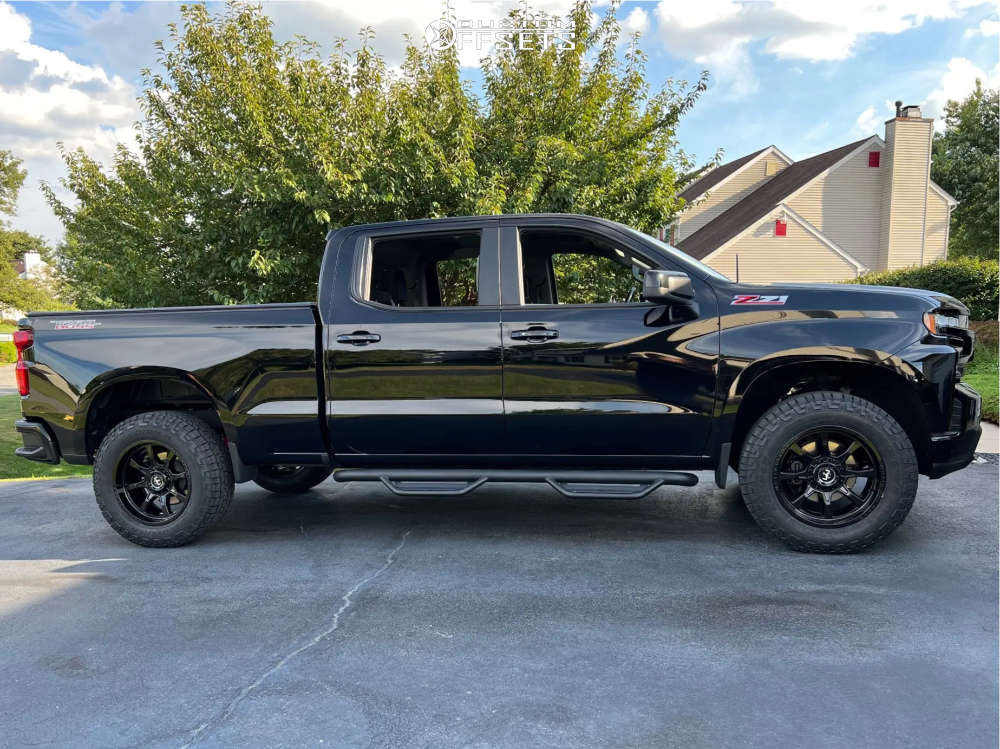 2021 Chevrolet Silverado 1500 with 20x10 -12 Motiv Offroad Glock and ...