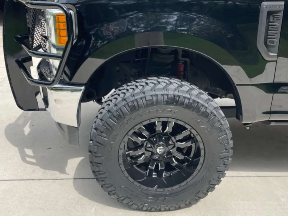 2017 Ford F-250 Super Duty with 20x10 -18 Fuel Sledge D595 and 37/12 ...