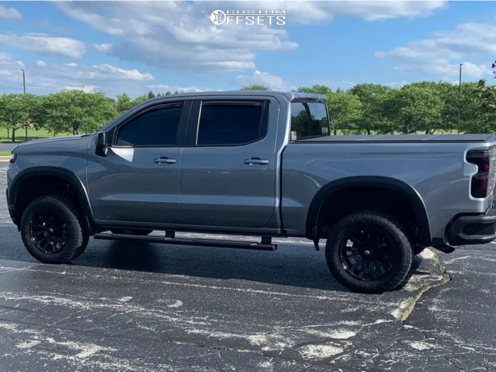 2020 Chevrolet Silverado 1500 with 20x9 1 Fuel Blitz and 33/12.5R20 ...