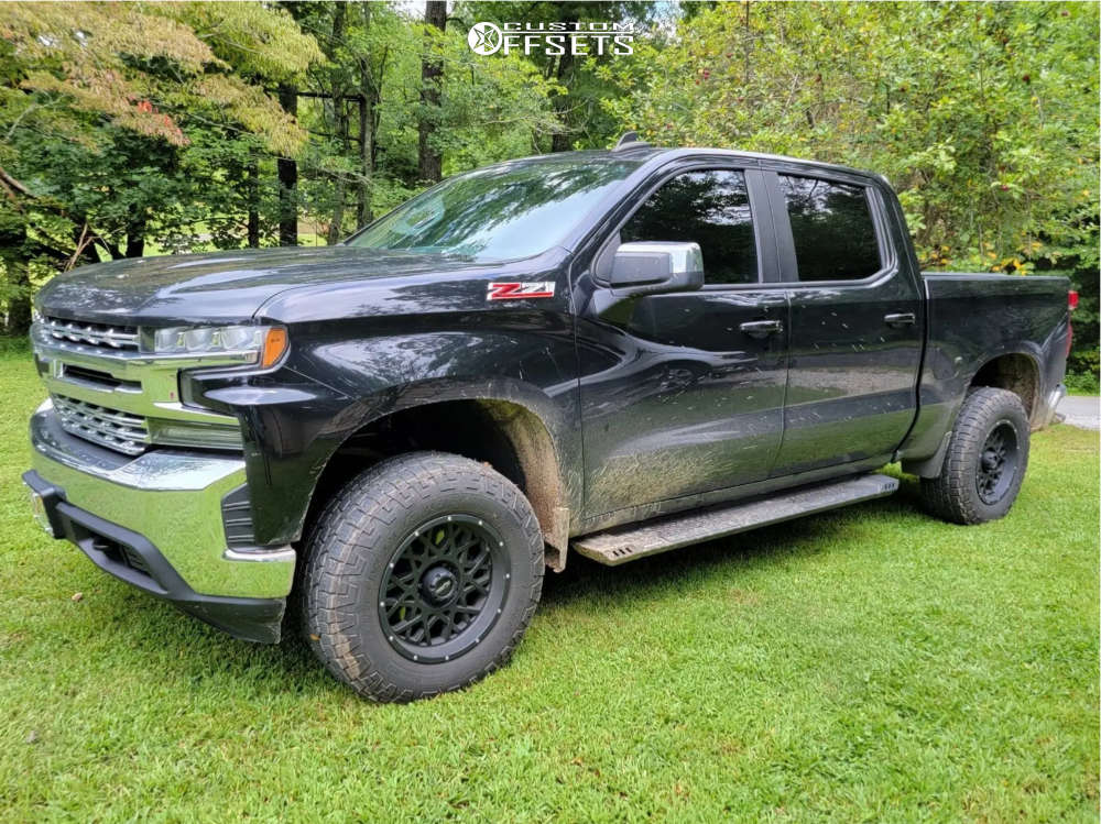 2019 Chevrolet Silverado 1500 with 18x9 12 Vision Rocker and 275/70R18 ...