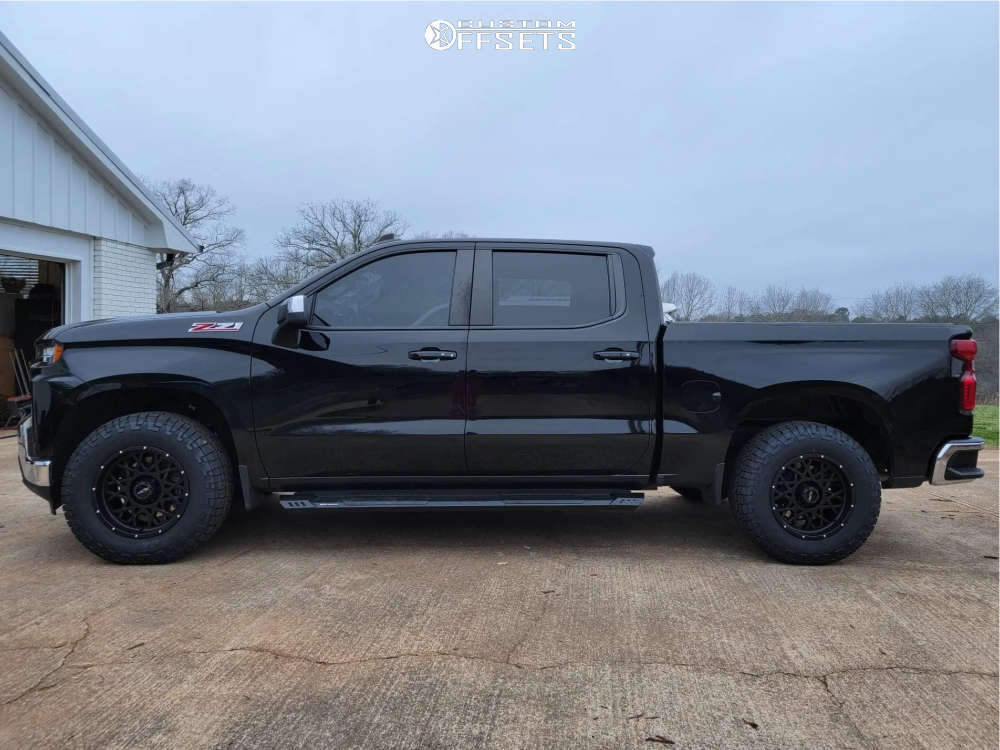2019 Chevrolet Silverado 1500 with 18x9 12 Vision Rocker and 275/70R18 ...