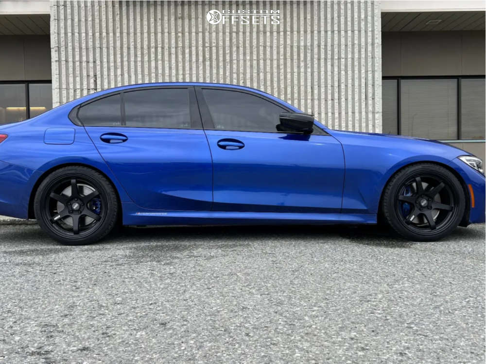 2020 BMW M340i XDrive with 19x9.5 22 ESR Ap6 and 255/35R19 General G ...