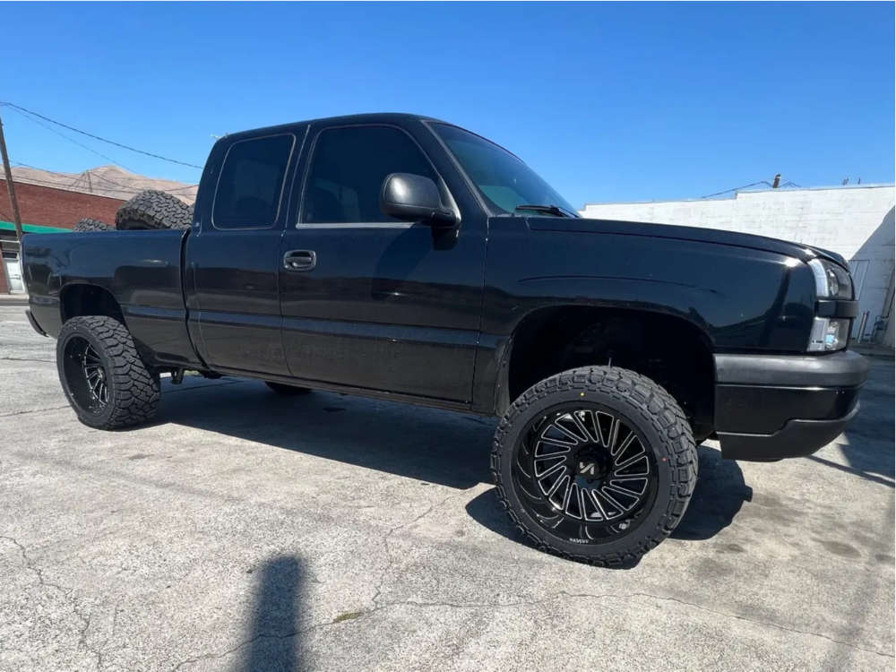 2003 Chevrolet Silverado 1500 with 22x12 -51 ARKON OFF-ROAD Caesar and ...