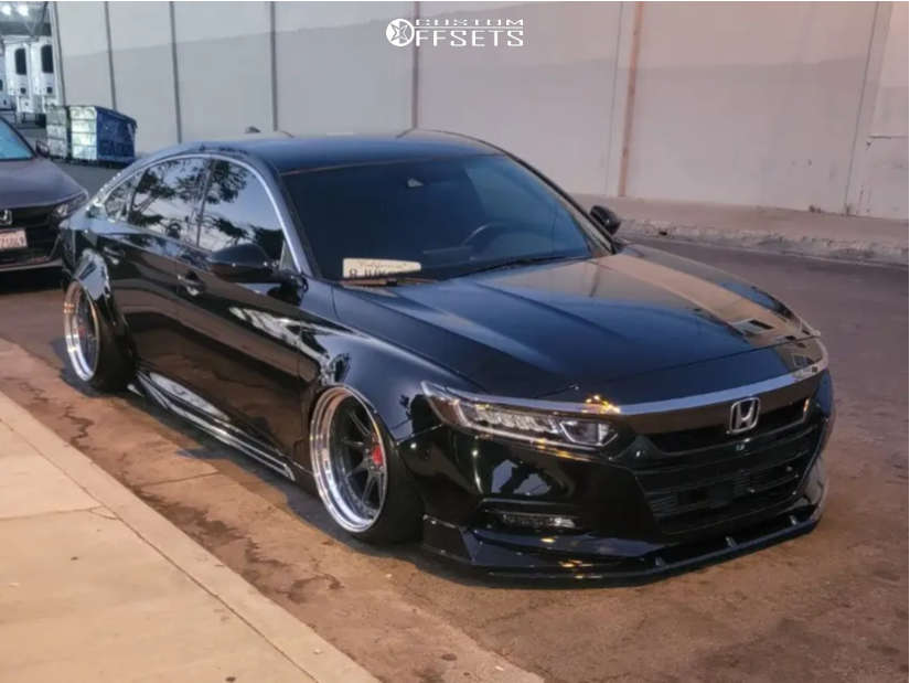 2019 Honda Accord with 19x12.5 20 Aap Wheels P1 and 255/35R19 Delinte ...