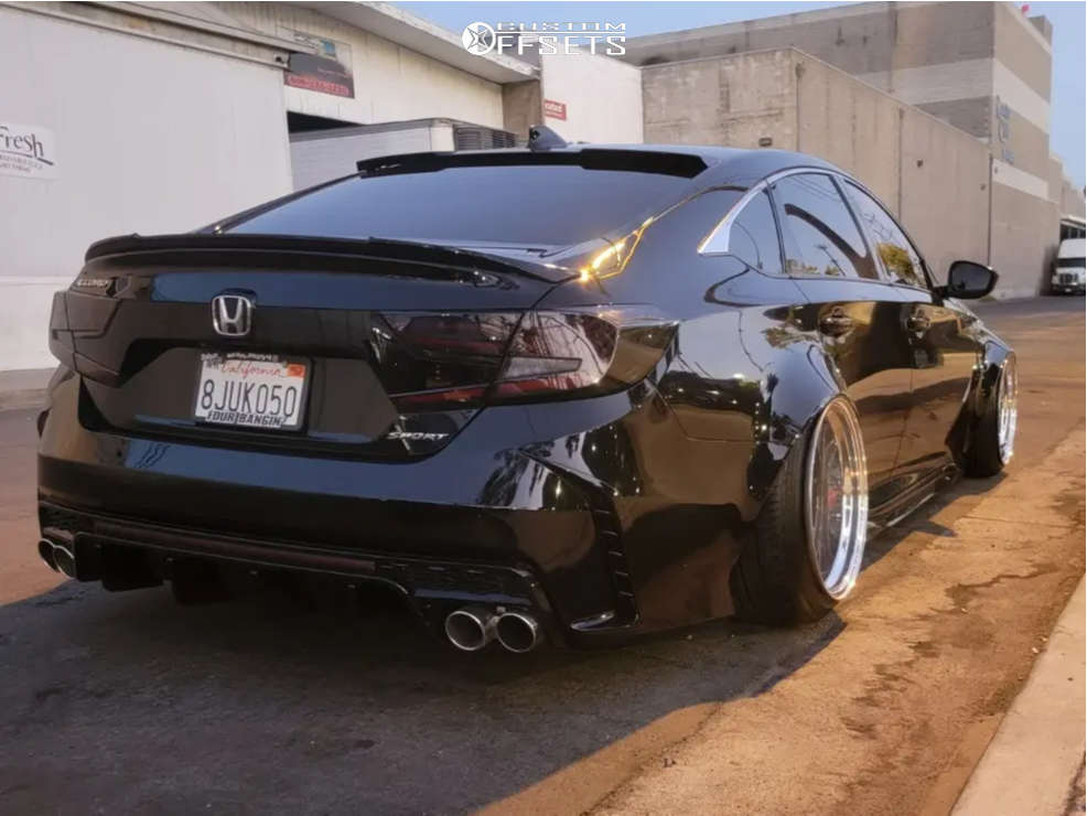 2019 Honda Accord with 19x12.5 20 Aap Wheels P1 and 255/35R19 Delinte ...