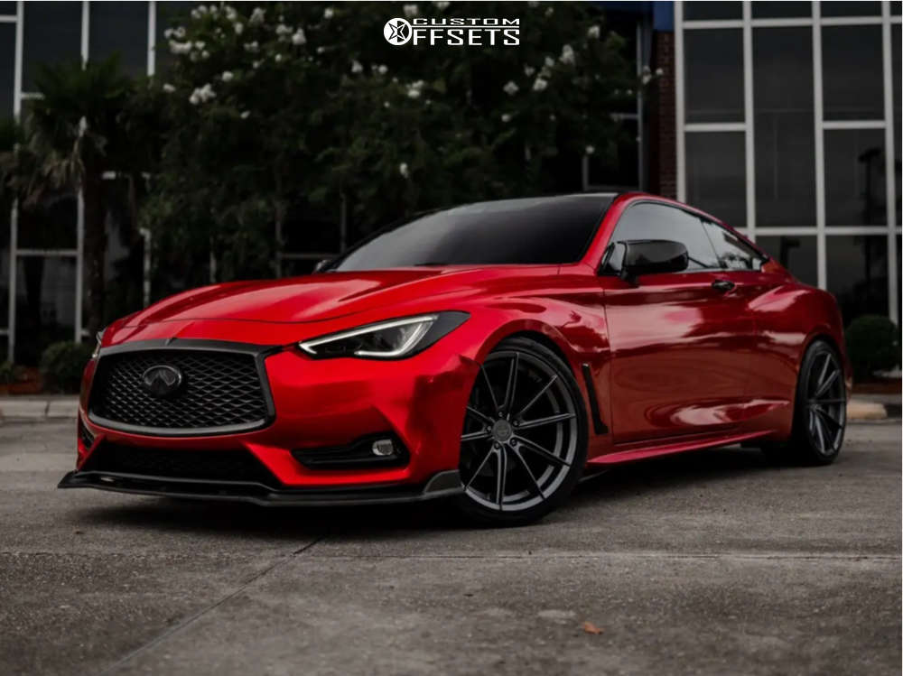 2017 INFINITI Q60 with 20x9 35 Curva C46 and 255/35R20 Nitto Nt555 G2 ...