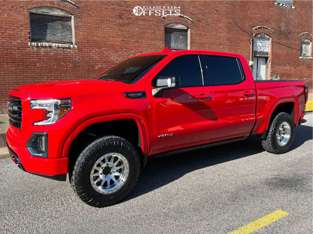 2021 GMC Sierra 1500 with 18x9 -12 Method Double Standard and 285/75R18 ...