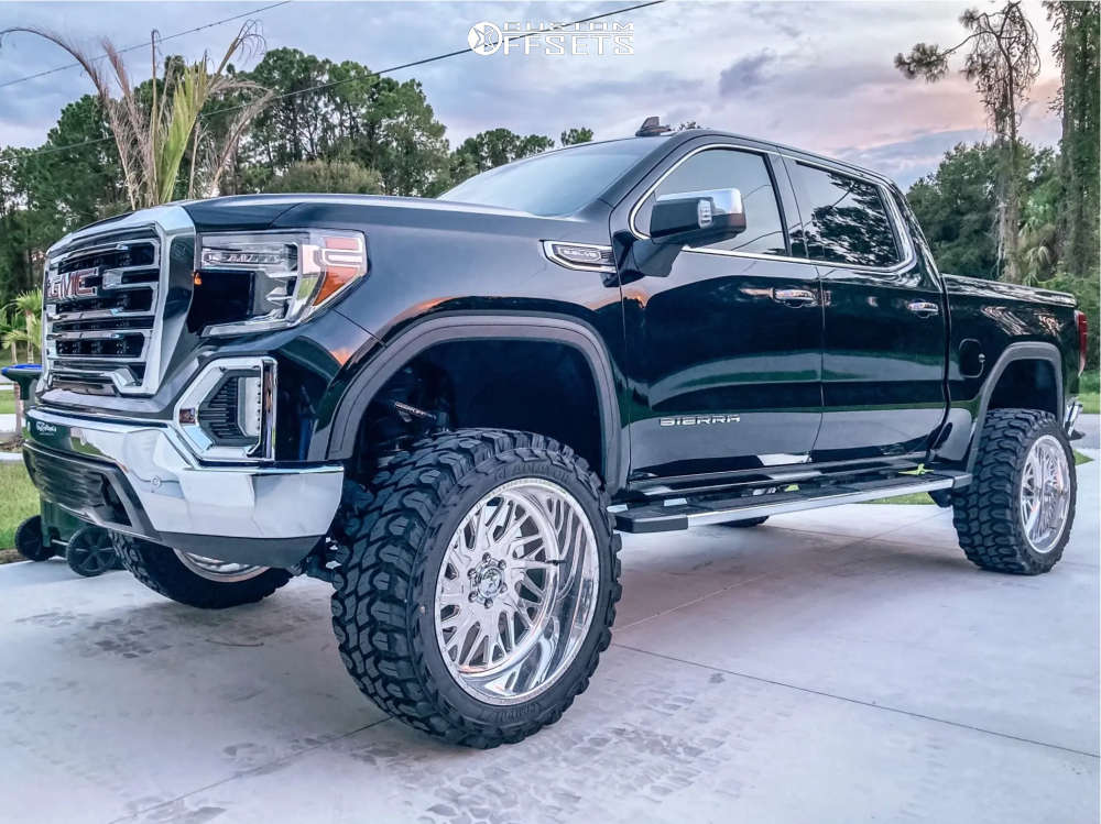 2020 GMC Sierra 1500 with 24x12 -40 American Force Nova Ss and 37/13 ...