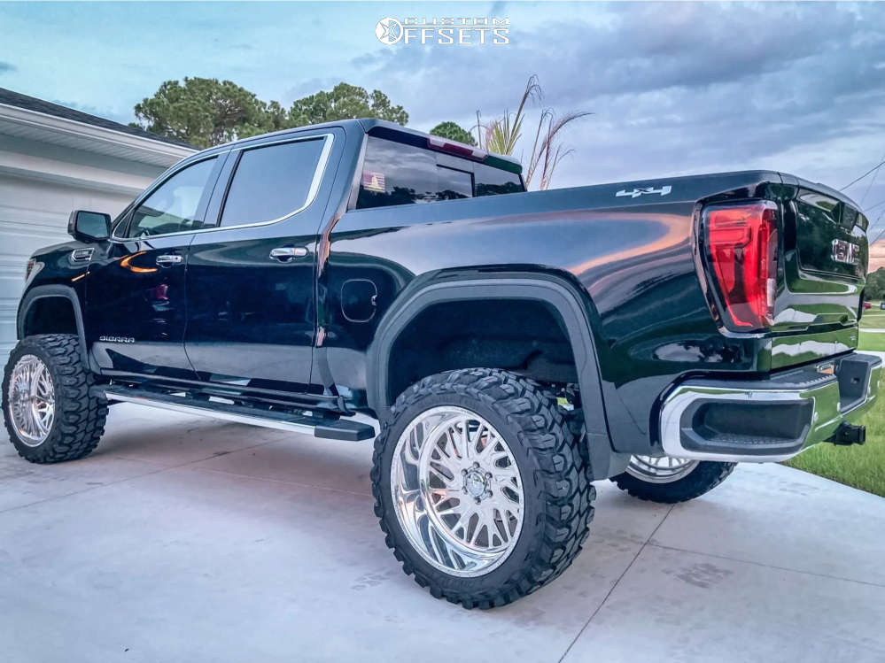 2020 GMC Sierra 1500 with 24x12 -40 American Force Nova Ss and 37/13 ...
