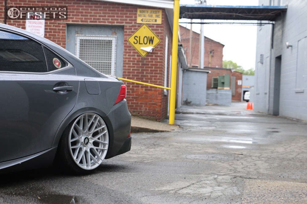 2015 Lexus IS350 with 19x10 25 Rotiform Rse and 225/35R19 Nankang NS-20 ...