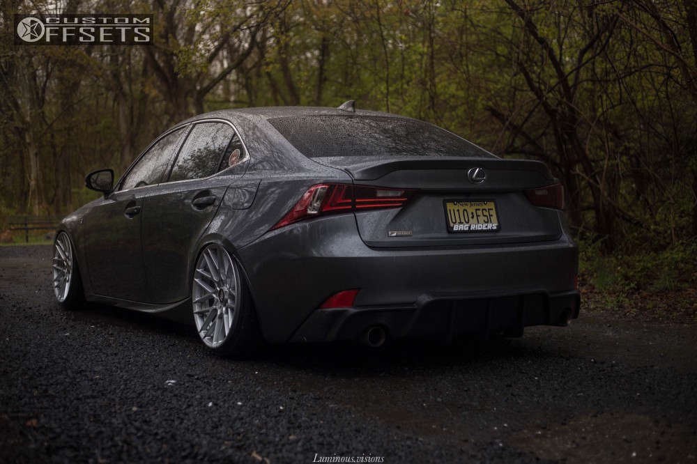 2015 Lexus IS350 with 19x10 25 Rotiform Rse and 225/35R19 Nankang NS-20 ...
