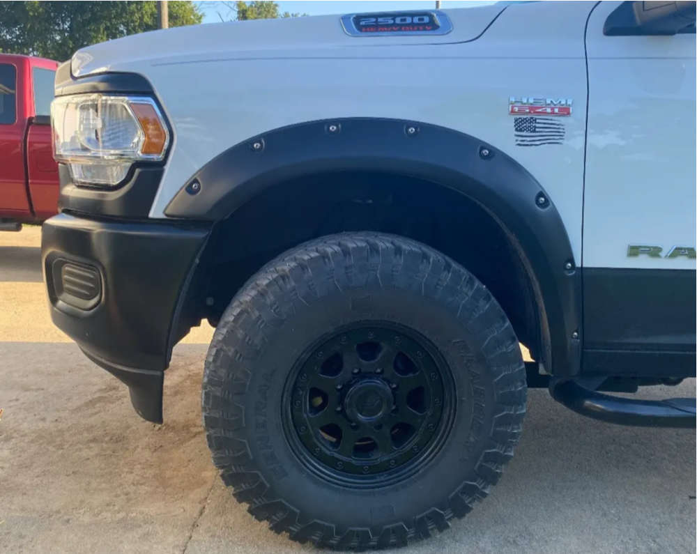 2019 Ram 2500 with 17x8.5 15 Pacer Nighthawk and 35/12.5R17 General ...