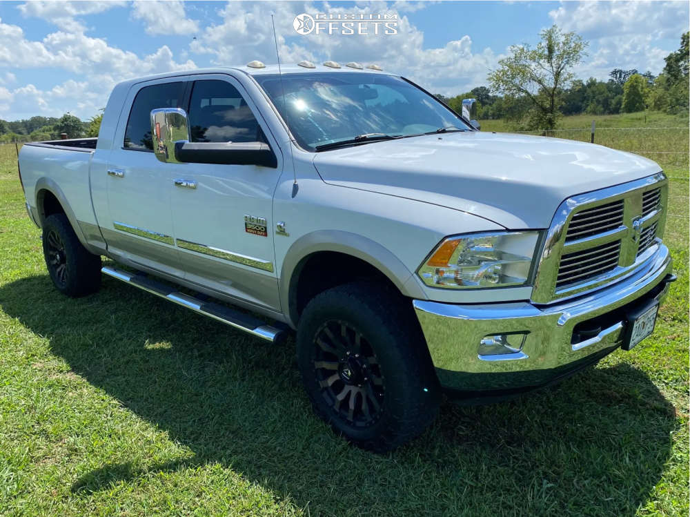 2010 Dodge Ram 3500 with 20x9 20 Fuel Blitz and 275/60R20 Toyo Tires ...