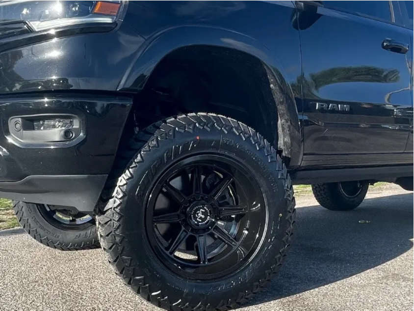 2020 Ram 1500 with 20x12 -44 Motiv Offroad Balast and 37/12.5R20 AMP ...