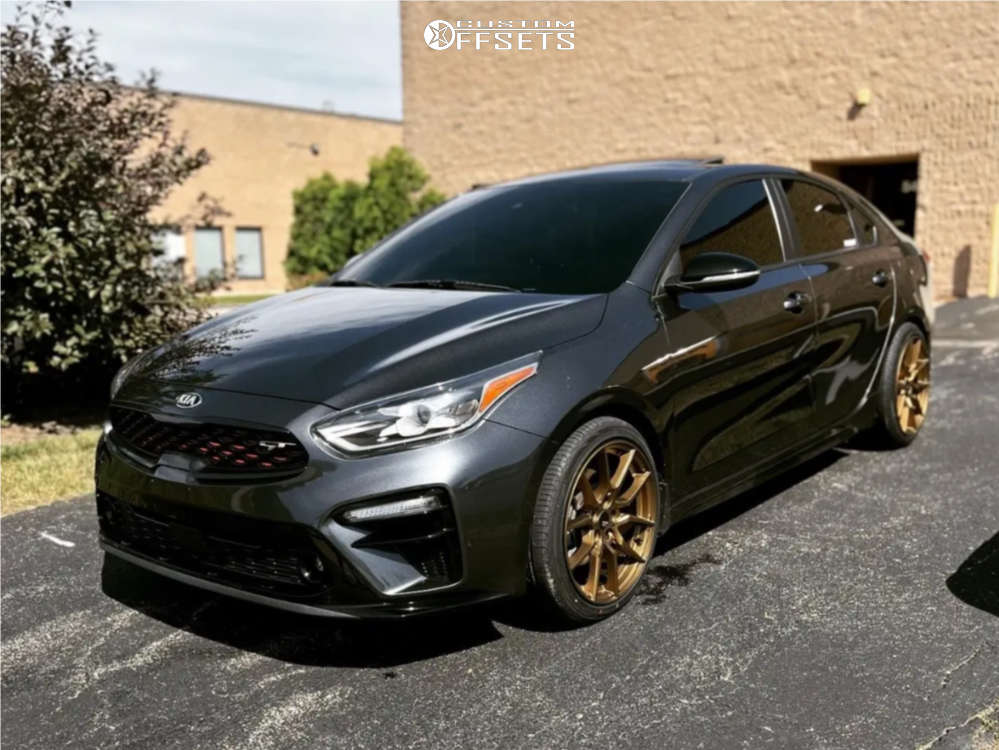 2020 Kia Forte with 18x8.5 35 Option Lab R716 and 225/40R18 Sentury Uhp ...