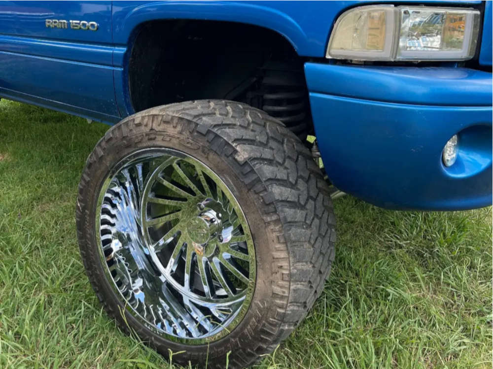 2001 Dodge Ram 1500 with 24x14 -81 ARKON OFF-ROAD Caesar and 375/40R24 ...