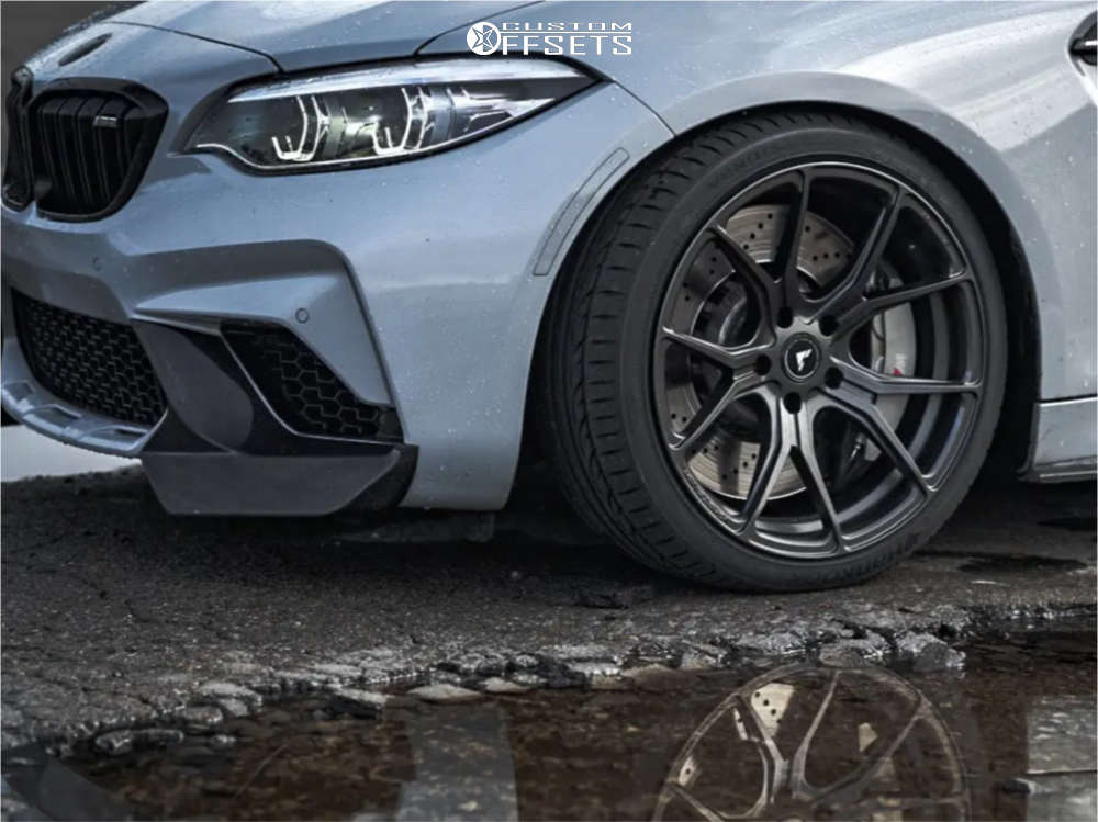 2020 BMW M2 with 19x9.5 22 Vorsteiner V-ff103 and 245/35R19 Hankook ...