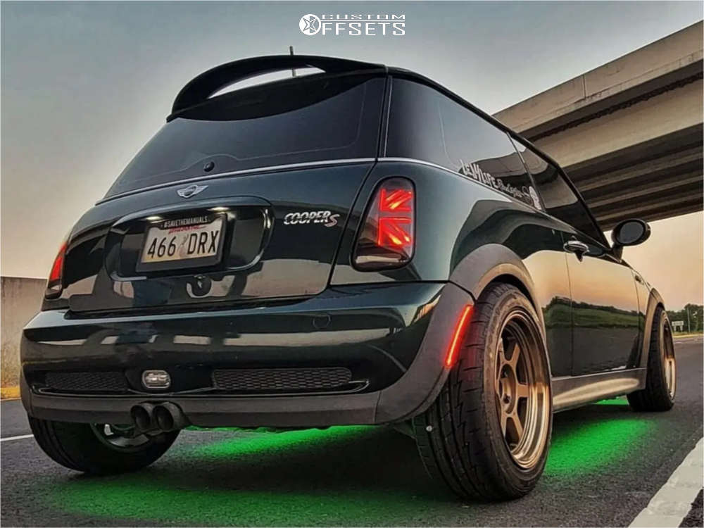 2003 Mini Cooper with 16x8 20 MST Time Attack and 205/50R16 Firestone ...