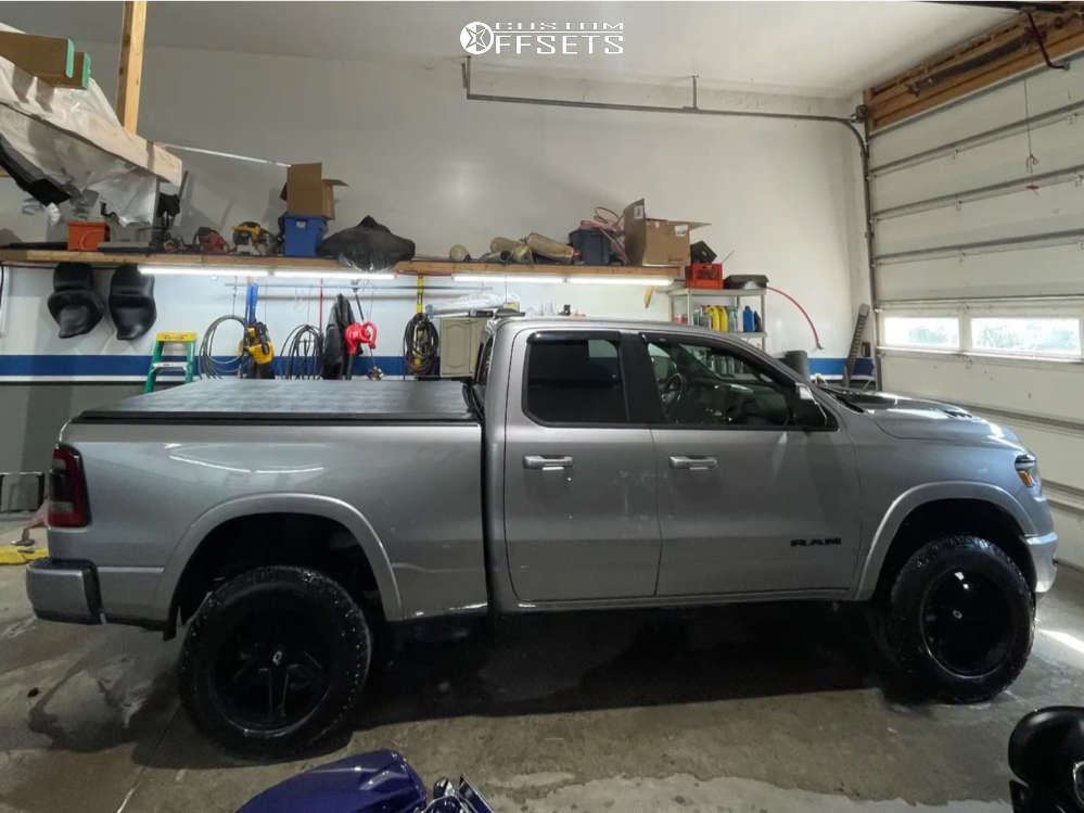 2021 Ram 1500 with 20x10 -25 Vision Razor and 275/60R20 Goodyear ...