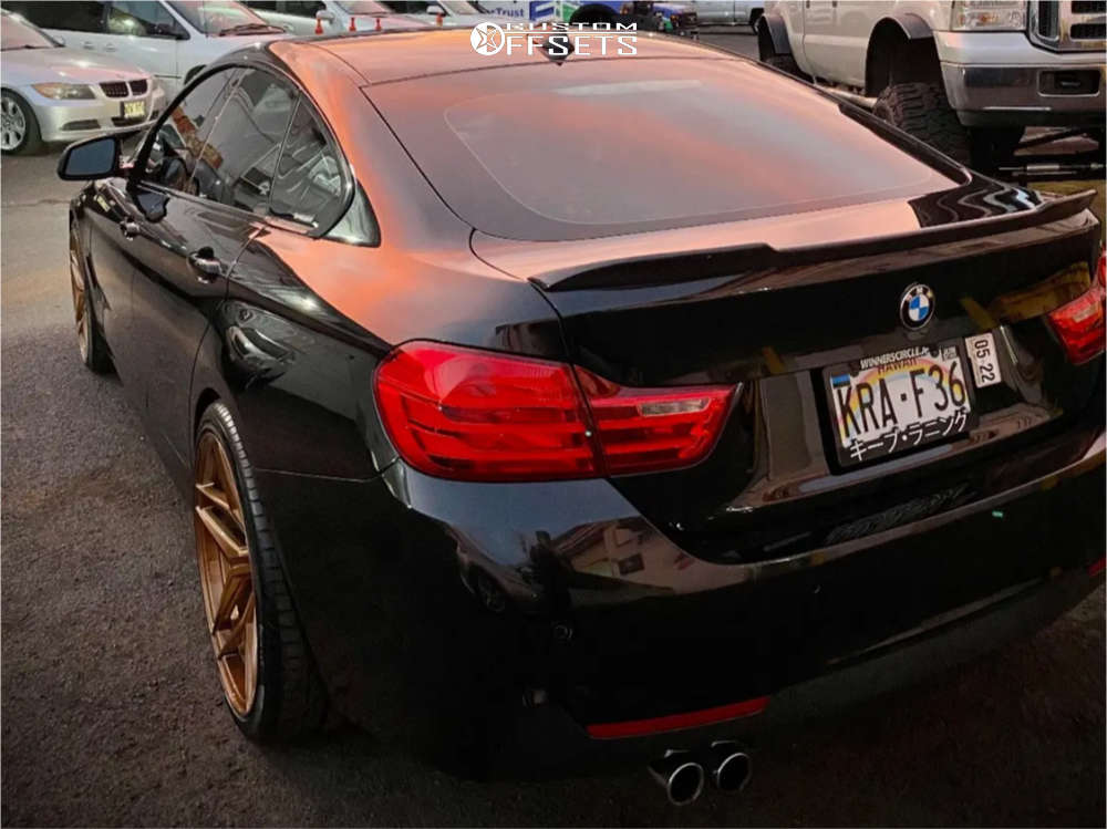 2015 BMW 428i Gran Coupe with 20x9 35 Variant Xenon and 245/35R20 ...