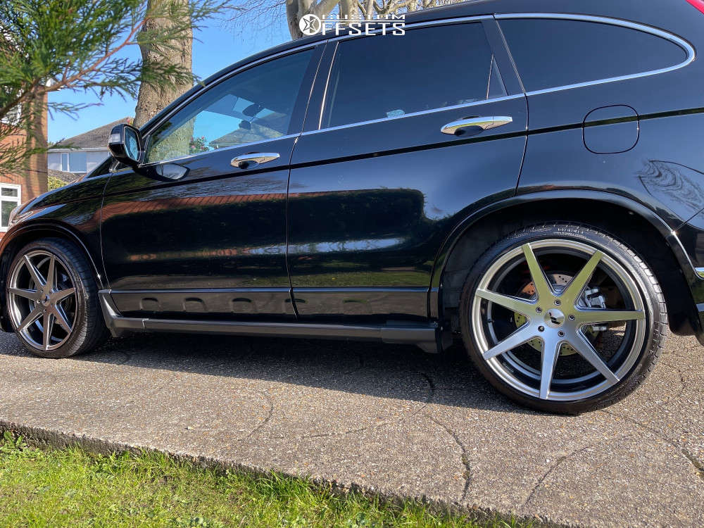 2011 Honda CR-V with 20x8.5 40 JR JR20 and 245/35R20 Accelera Phi R and ...