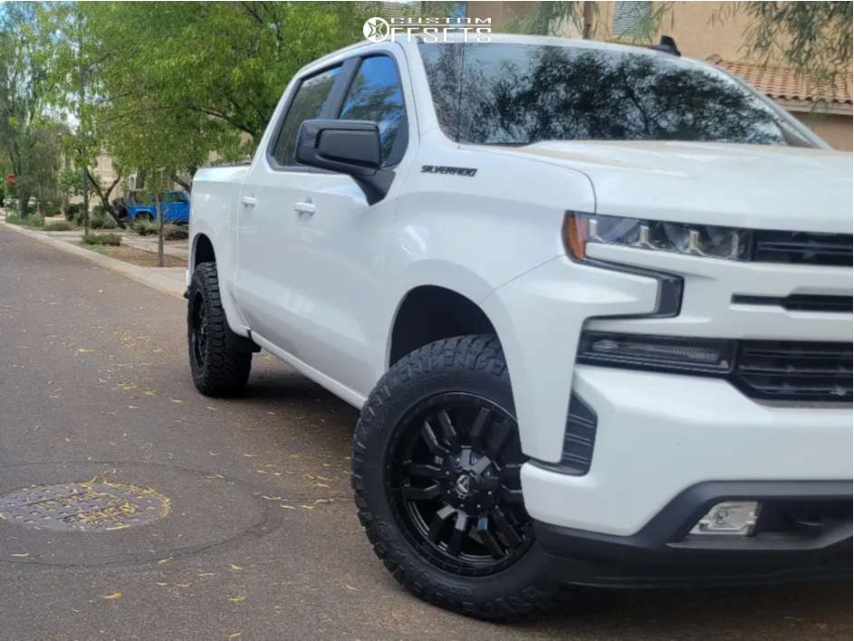 2022 Chevrolet Silverado 1500 with 20x9 20 Fuel Sledge and 275/65R20 ...
