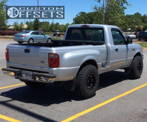 2002 Ford Ranger with 15x10 -43 Fuel Lethal and 31/10.5R15 BFGoodrich ...