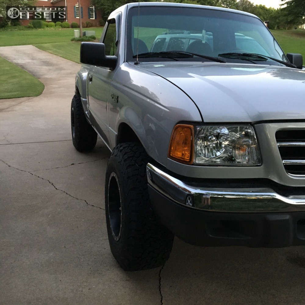 2002 Ford Ranger with 15x10 -43 Fuel Lethal and 31/10.5R15 BFGoodrich ...