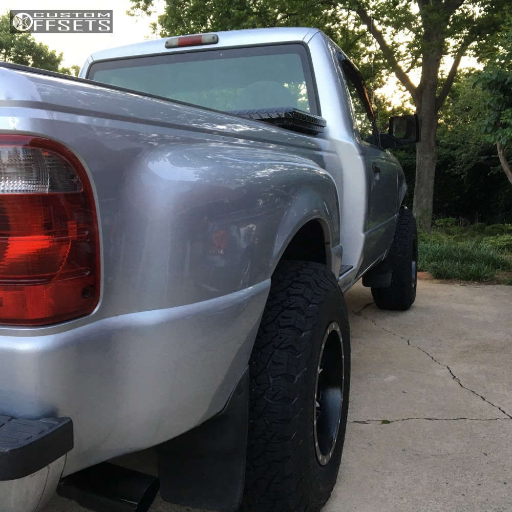 2002 Ford Ranger with 15x10 -43 Fuel Lethal and 31/10.5R15 BFGoodrich ...