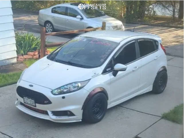 2017 Ford Fiesta with 15x8 20 Vors Tr6 and 225/45R15 Nitto Nt01 and ...