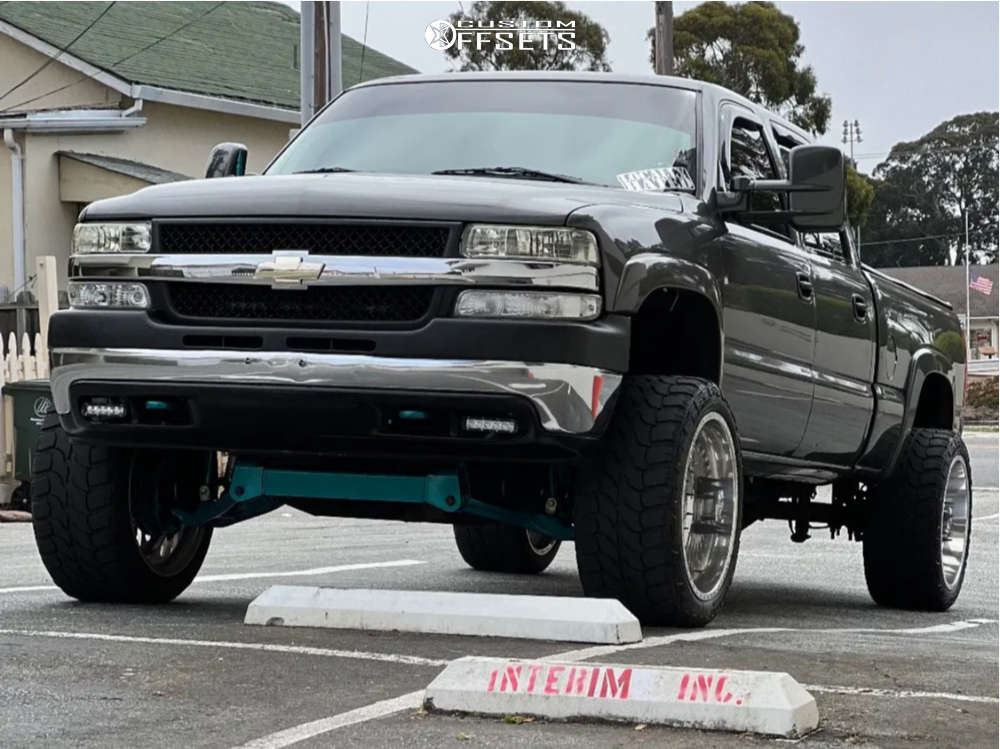 2001 Chevrolet Silverado 1500 HD with 22x12 -40 American Force Flex Ss ...