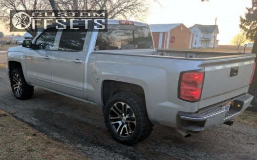 2015 Chevrolet Silverado 1500 with 20x9 24 OE Performance 158 and 33/12 ...