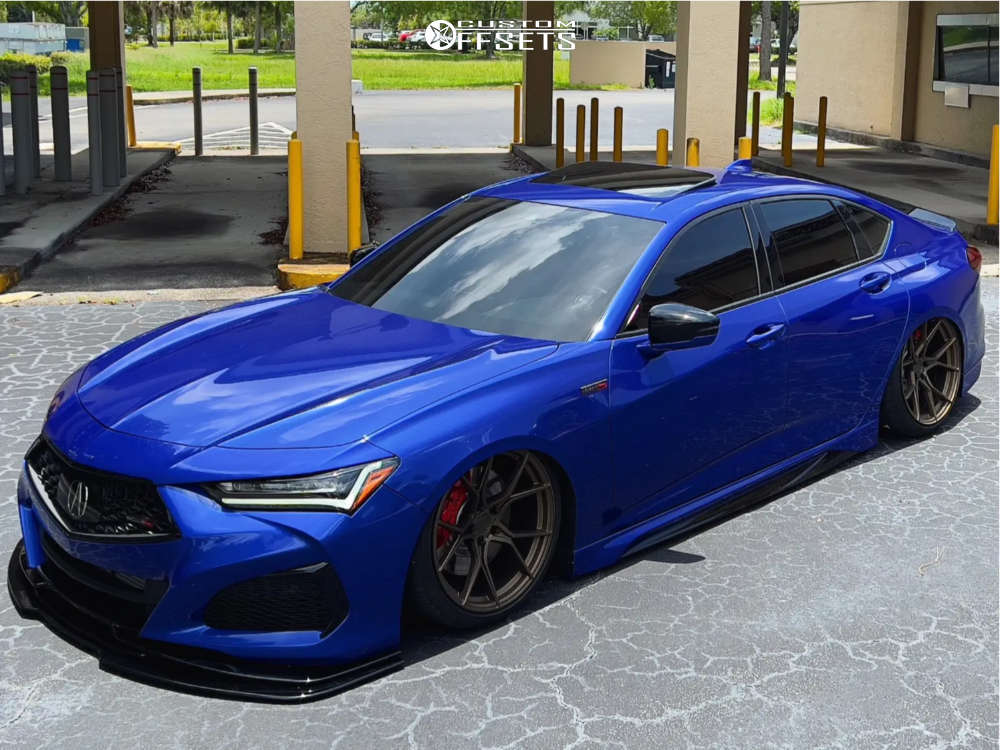 2021 Acura TLX with 20x10 38 Stance Sf-07 and 255/35R20 Pirelli ...